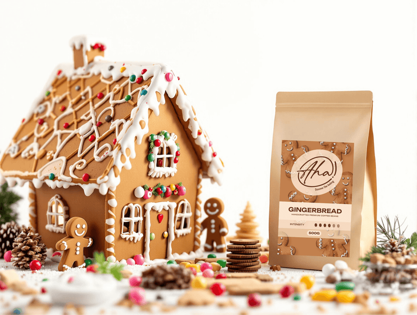 Gingerbread Coffee 500g - AHA! Flavored Coffees – Aha! Coffee Roasters