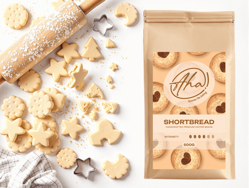 Shortbread Coffee 500g - AHA! Flavored Excellence – Aha! Coffee Roasters