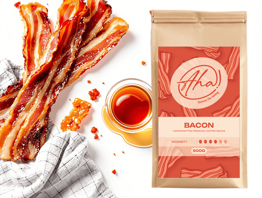 Bacon Maple Syrup Coffee 500g - AHA! Flavored Coffee – Aha! Coffee Roasters