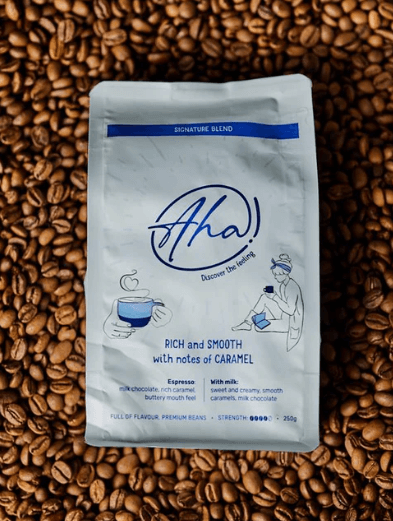 Aha! Signature Blend 500g Bag - Rich Coffee Experience – Aha! Coffee ...